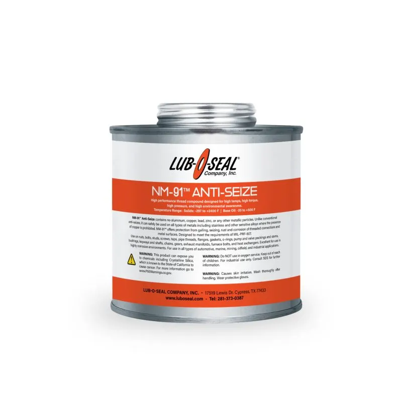 Lub-O-Seal NM-91™ Anti-Seize Compound – Lub-O-Seal Company, Inc.
