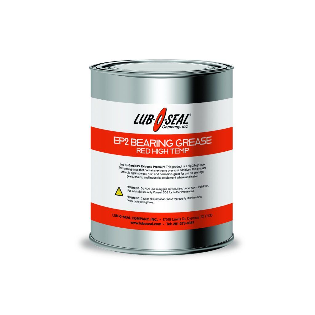 Lub-O-Gard® EP2 Bearing Grease Red High Temp – Lub-O-Seal Company, Inc.
