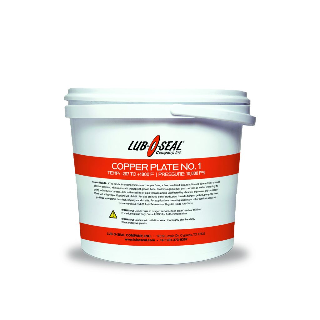 Lub-O-Seal Copper Plate® No.1 Anti-seize Compound – Lub-O-Seal Company ...