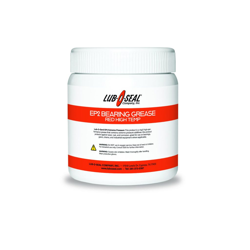 Lub-O-Gard® EP2 Bearing Grease Red High Temp – Lub-O-Seal Company, Inc.
