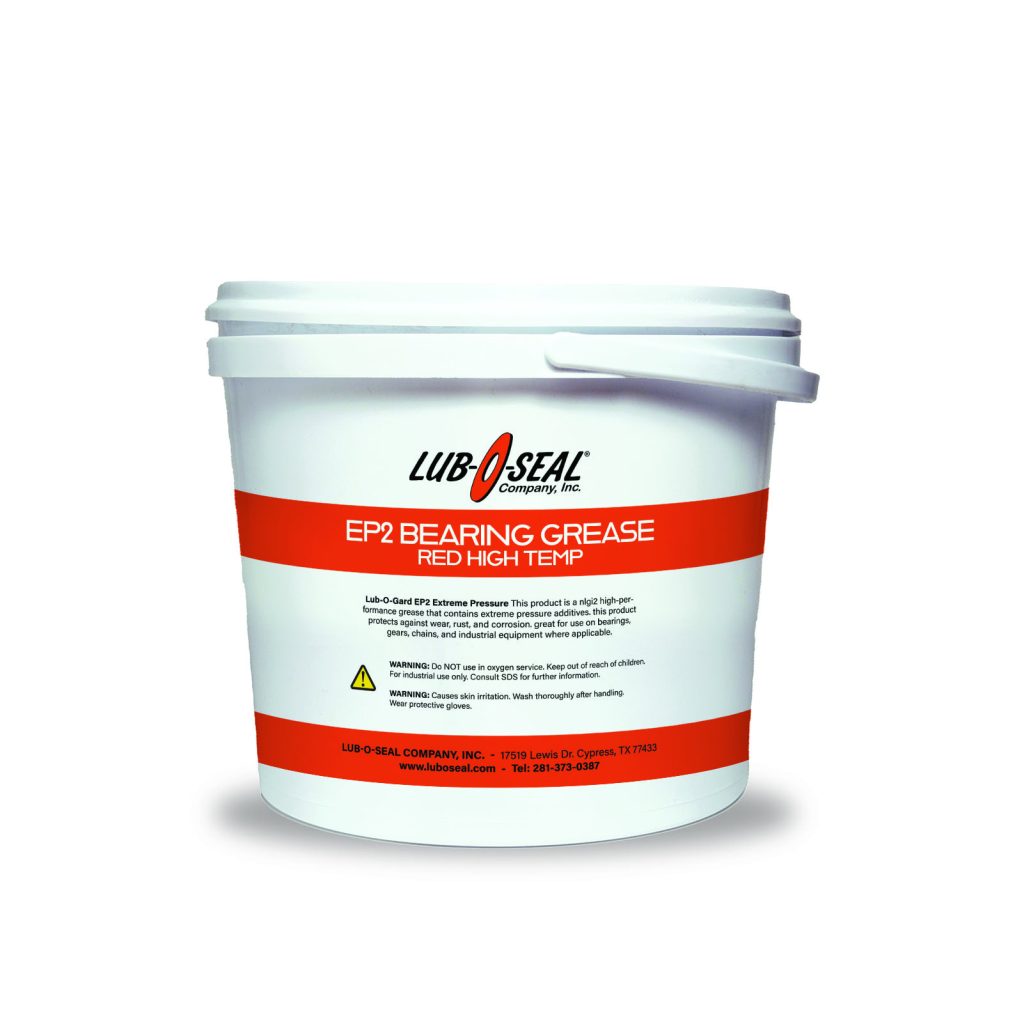 Lub-O-Gard® EP2 Bearing Grease Red High Temp – Lub-O-Seal Company, Inc.