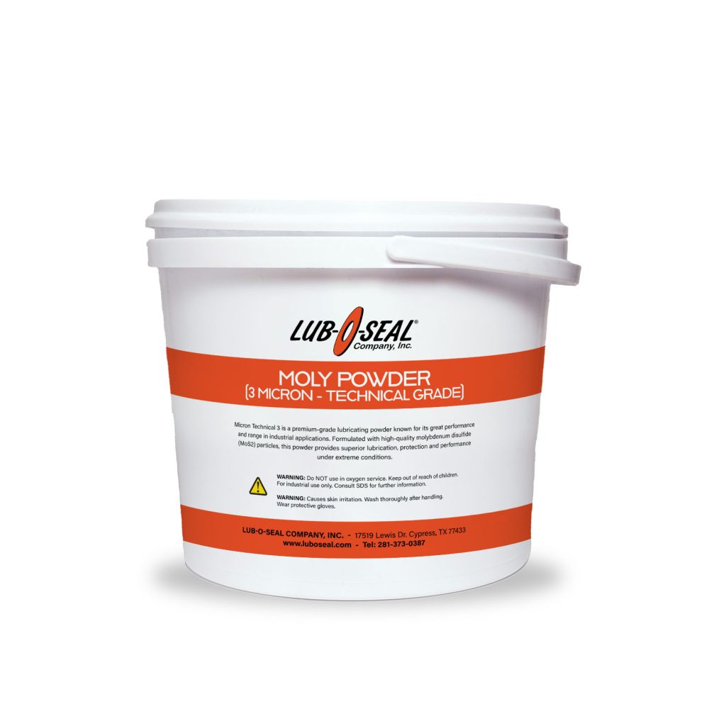 Moly Powder (3 Micron – Technical Grade) – Lub-O-Seal Company, Inc.