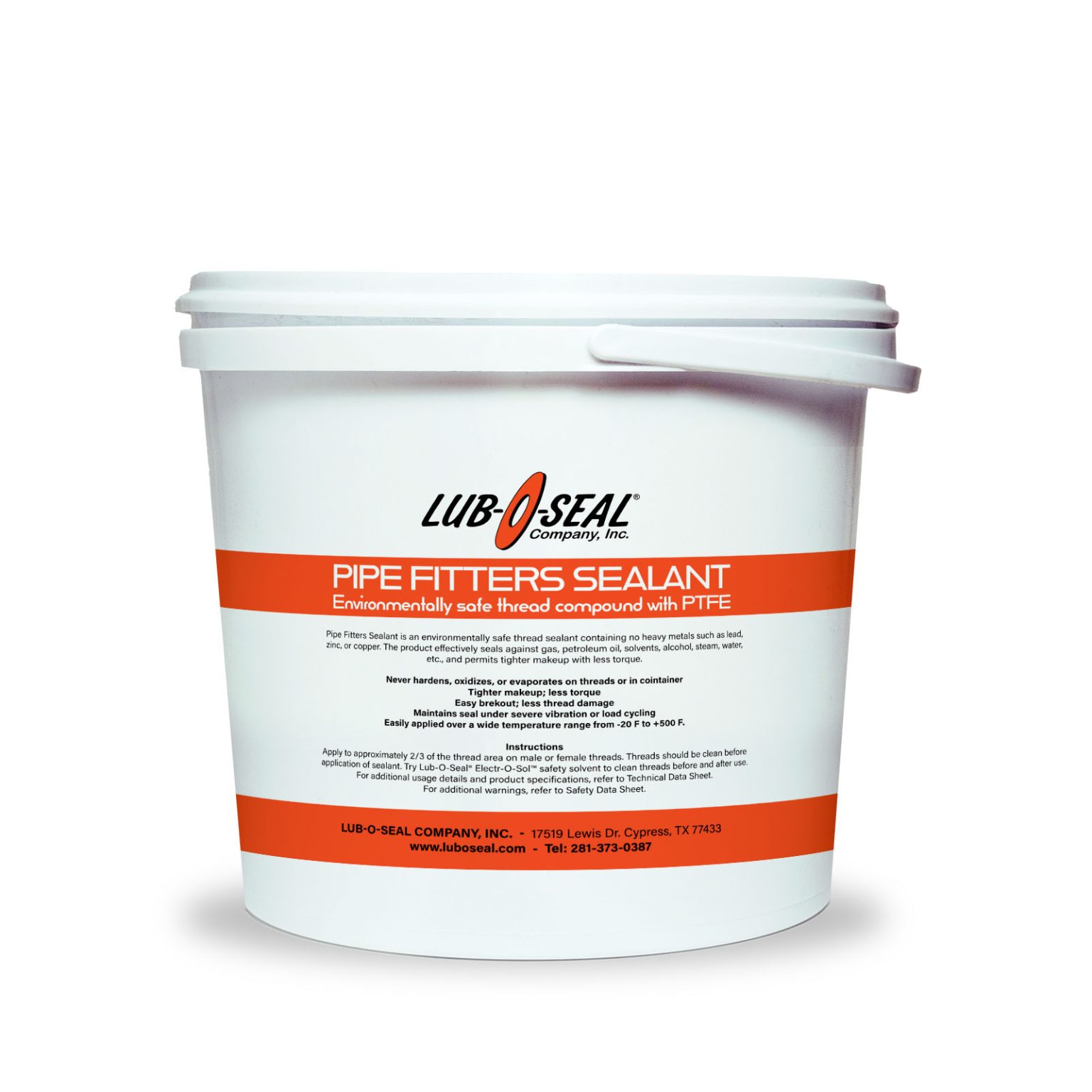 Pipe Fitters® Thread Compound (with PTFE) – Lub-O-Seal Company, Inc.