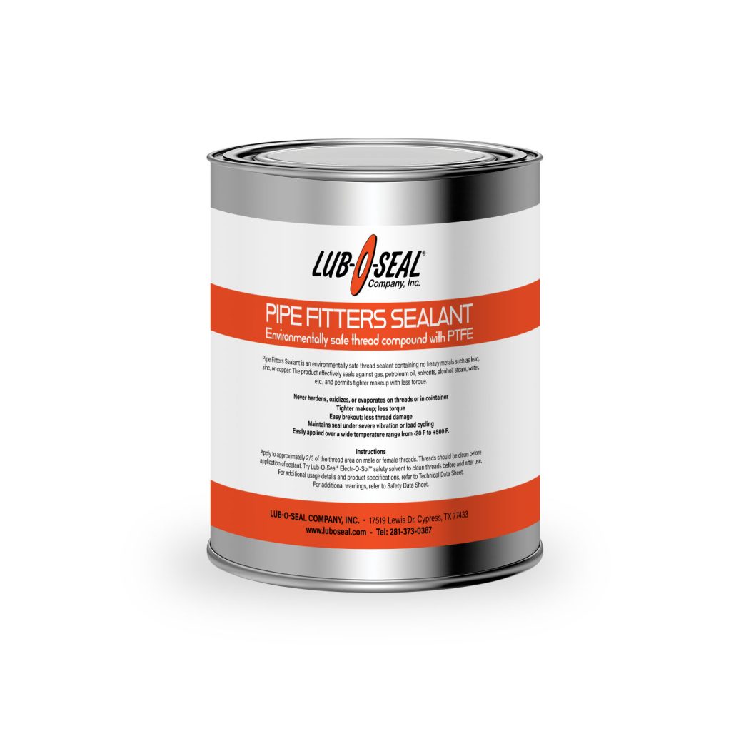 Pipe Fitters® Thread Compound (with PTFE) – Lub-O-Seal Company, Inc.
