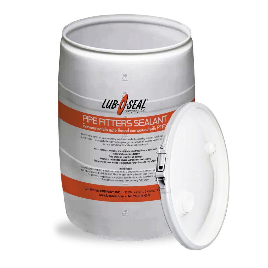 Pipe Fitters® Thread Compound (with PTFE) – Lub-O-Seal Company, Inc.